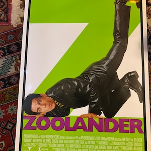 Original 2000’s Rare Zoolander Vintage Movie Promo Poster 40” X 27” Ben ...