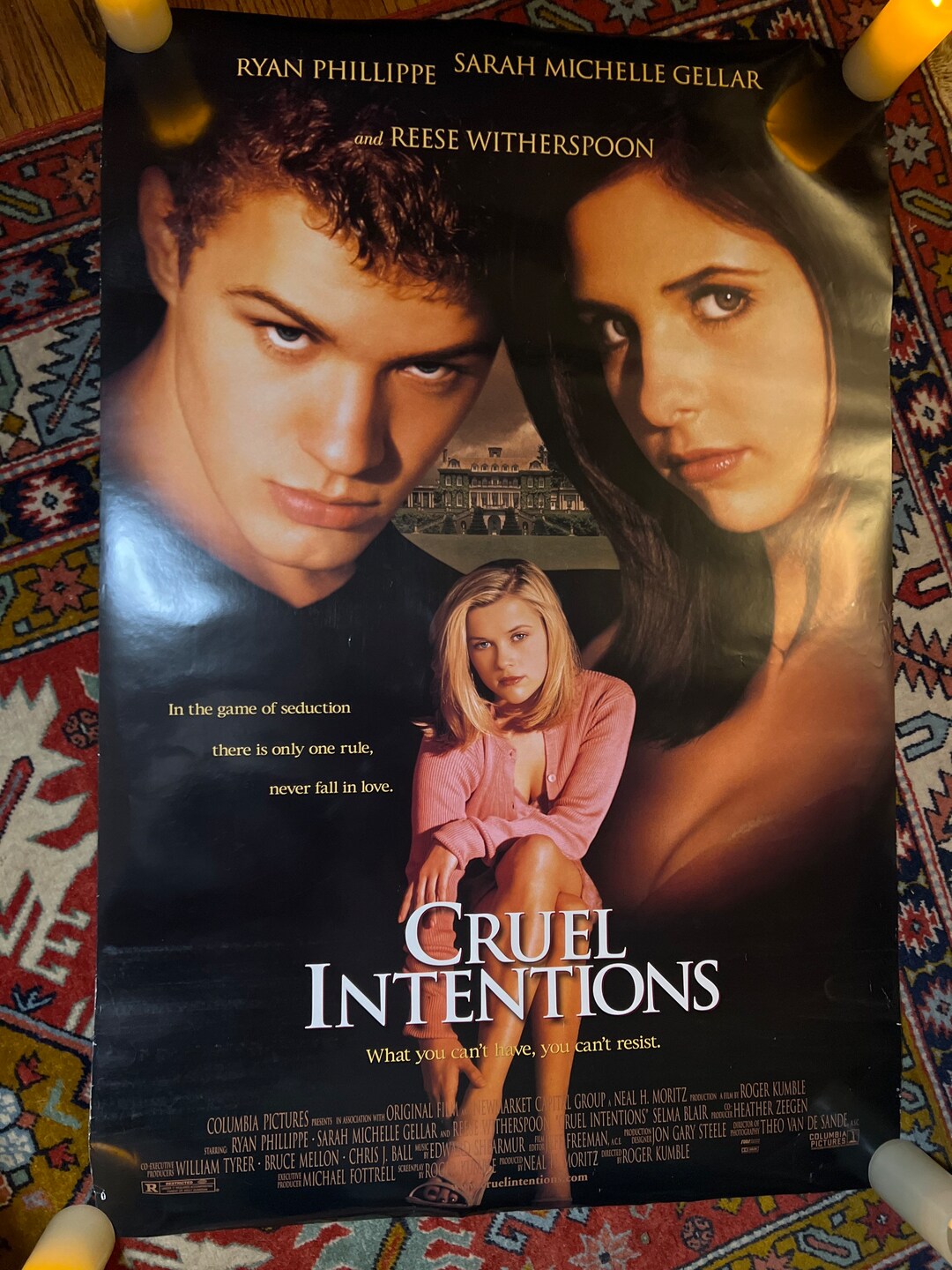 Original 1990’s Rare Cruel Intentions Double Sided Vintage Movie Promo ...