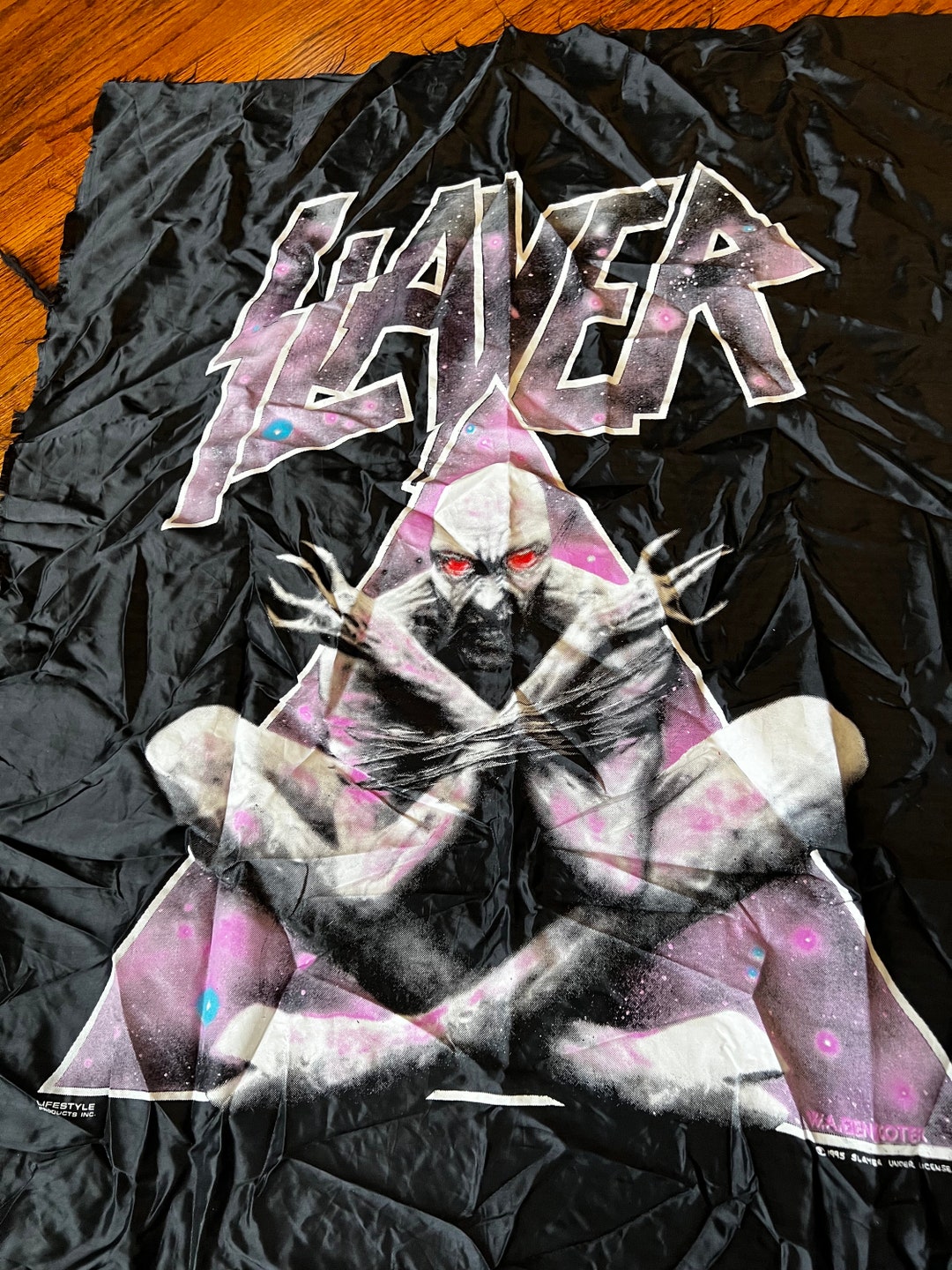 Amazing Rare SLAYER Vintage 1995 Wall Tapestry Dated and by Brockum - Etsy