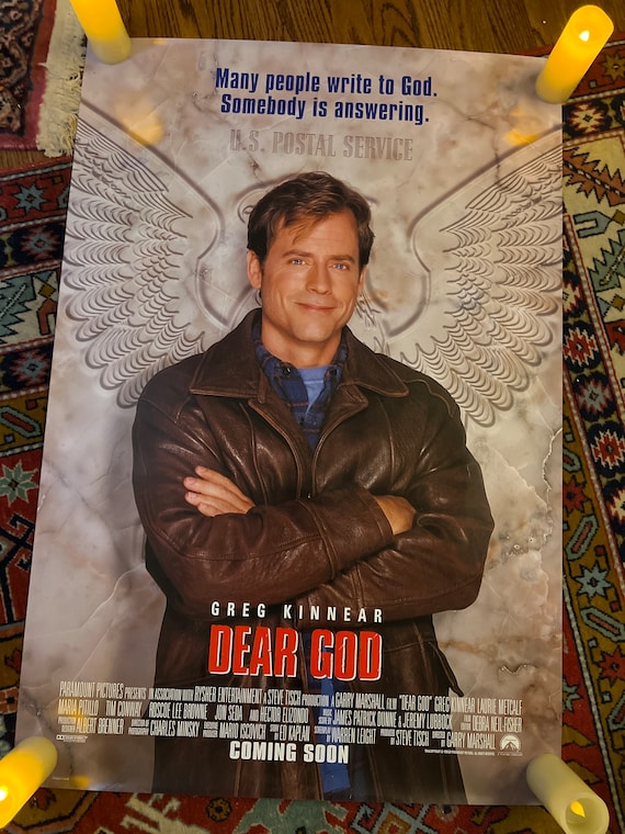 Original 1990s Rare Dear God Vintage Movie Promo Poster 40 X - Etsy