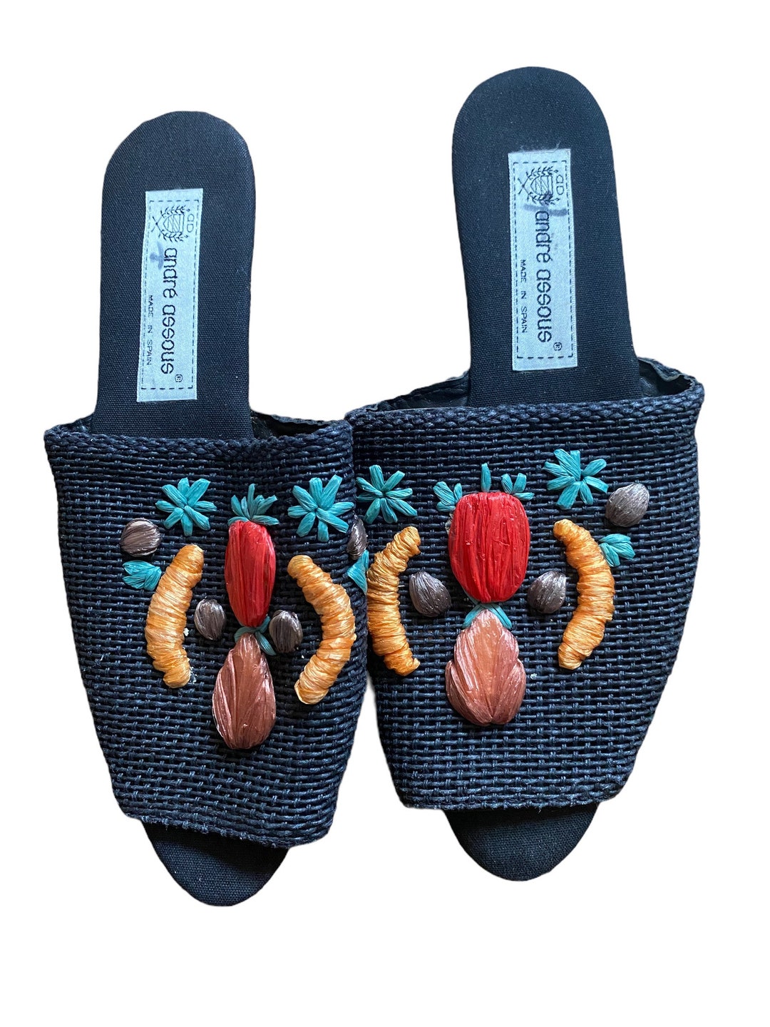 Gorgeous Vintage Andre Assisi Brazilian Woven Huarache Made in Spain ...