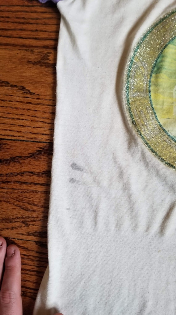 Fantastic vintage glitter iron on distressed Led Zepp… - Gem