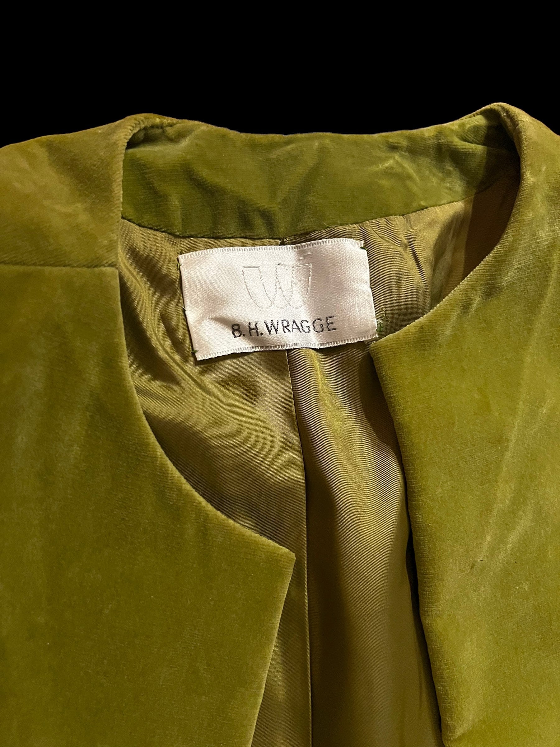 Absolutely Stunning Vintage 1960s Designer B.H. Wragge 2 Piece Muted ...