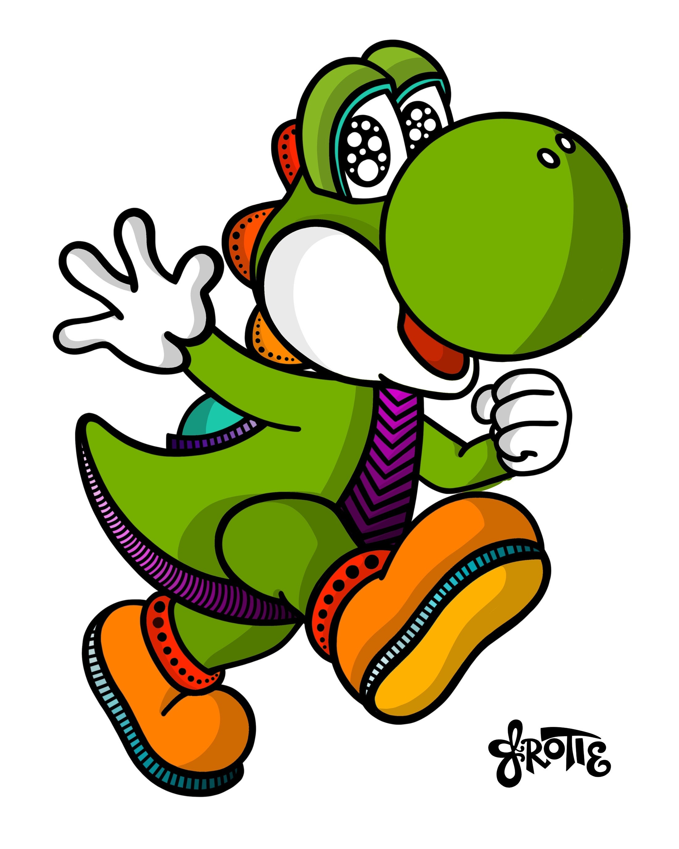 Yoshi Print - Etsy