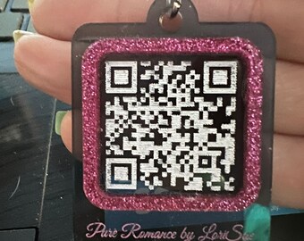 Qr Code Keychains | Etsy