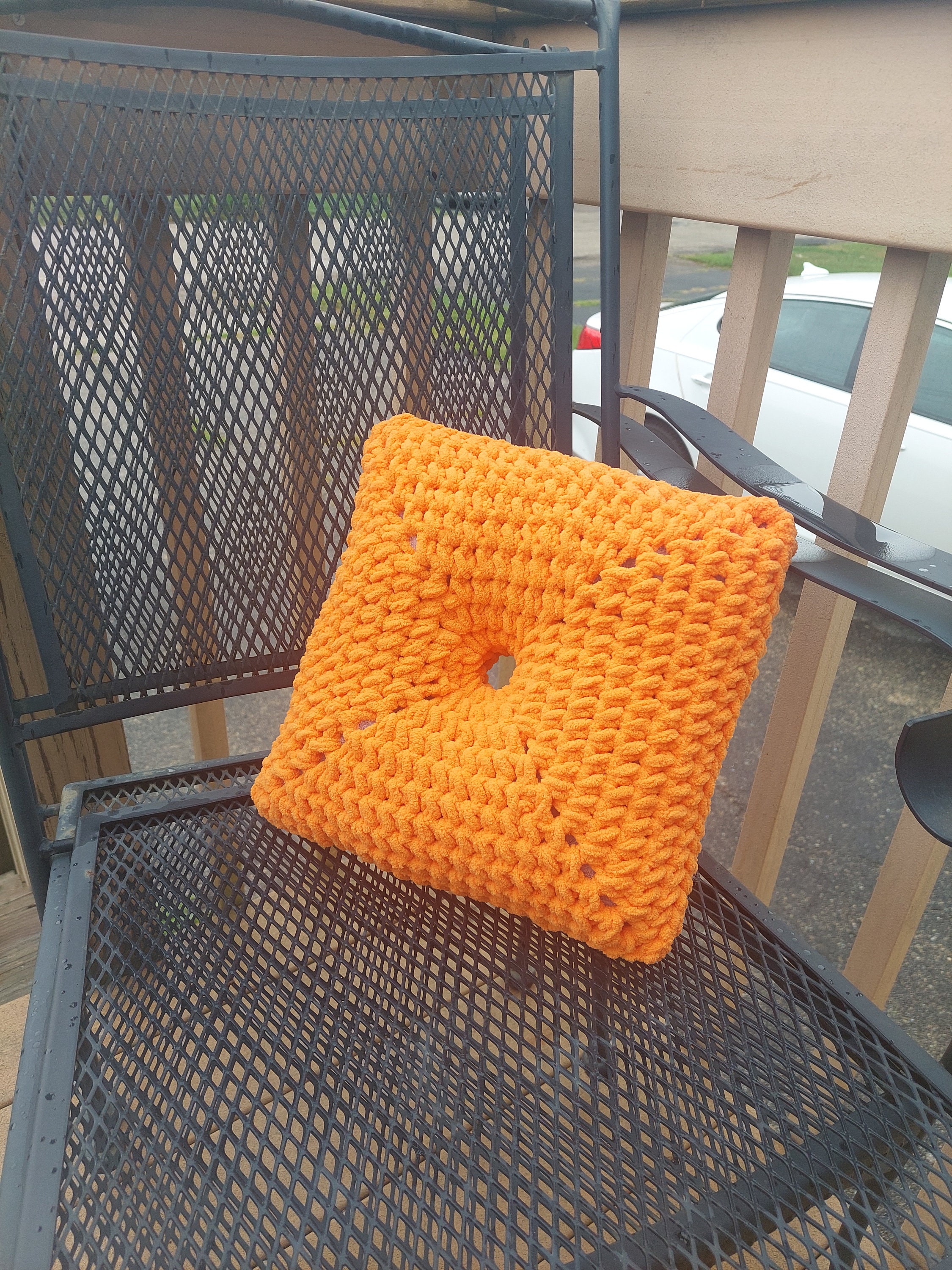 Cheez Cracker Pillow Large Orange Snack Plush Cheese It Head Puff - Etsy