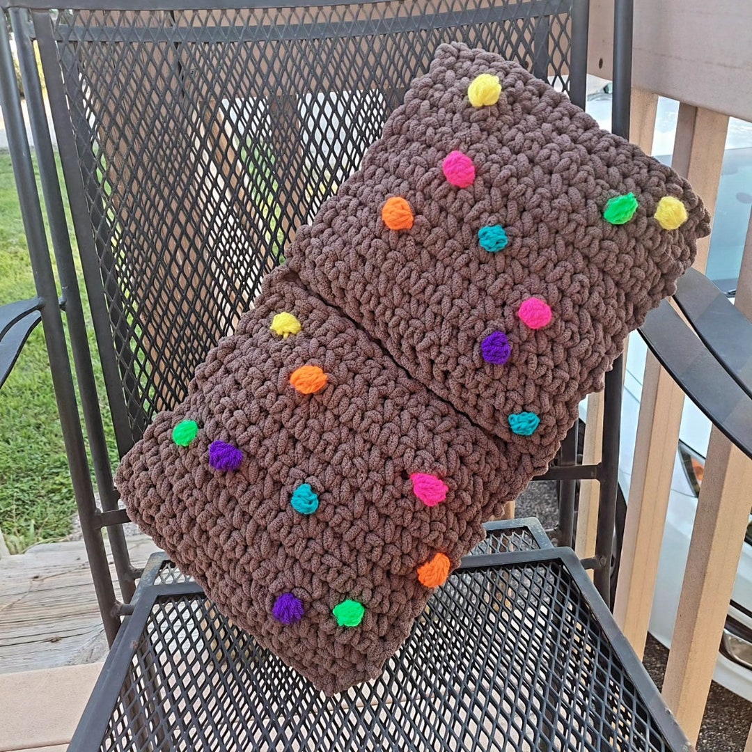 Little Debbie Cosmic Treat Rainbow Brownie Snack Nostalgic Food Pillow ...