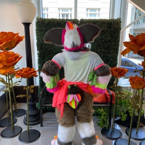 Neon Slime Angel Dragon Fursuit Costume Mascot Kidcore Clowncore Toony ...