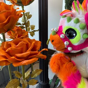 Neon Slime Angel Dragon Fursuit Costume Mascot Kidcore Clowncore Toony ...