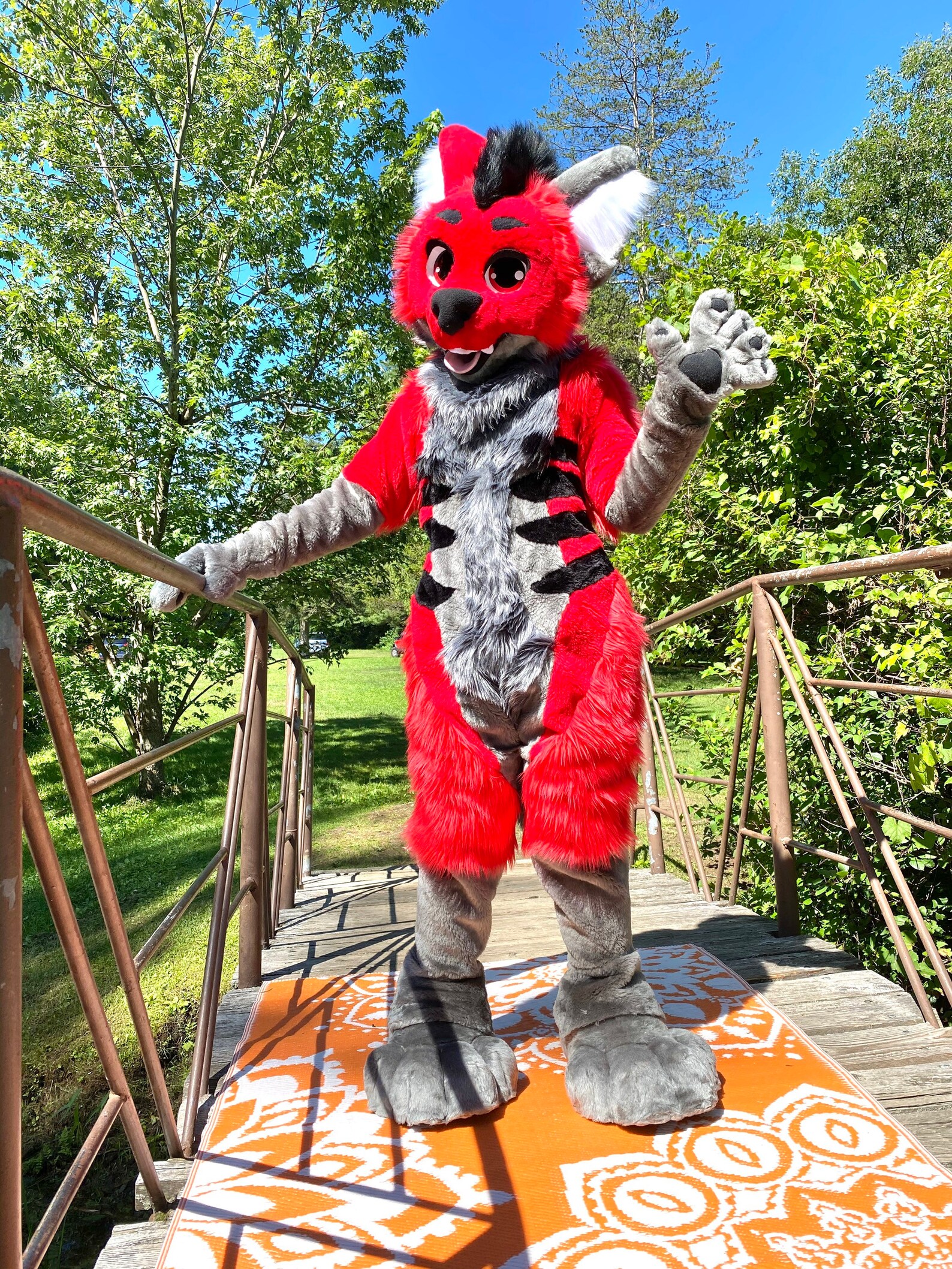 Custom Fit Bodysuit For Fursuit Mascot Costume Plantigrade Or