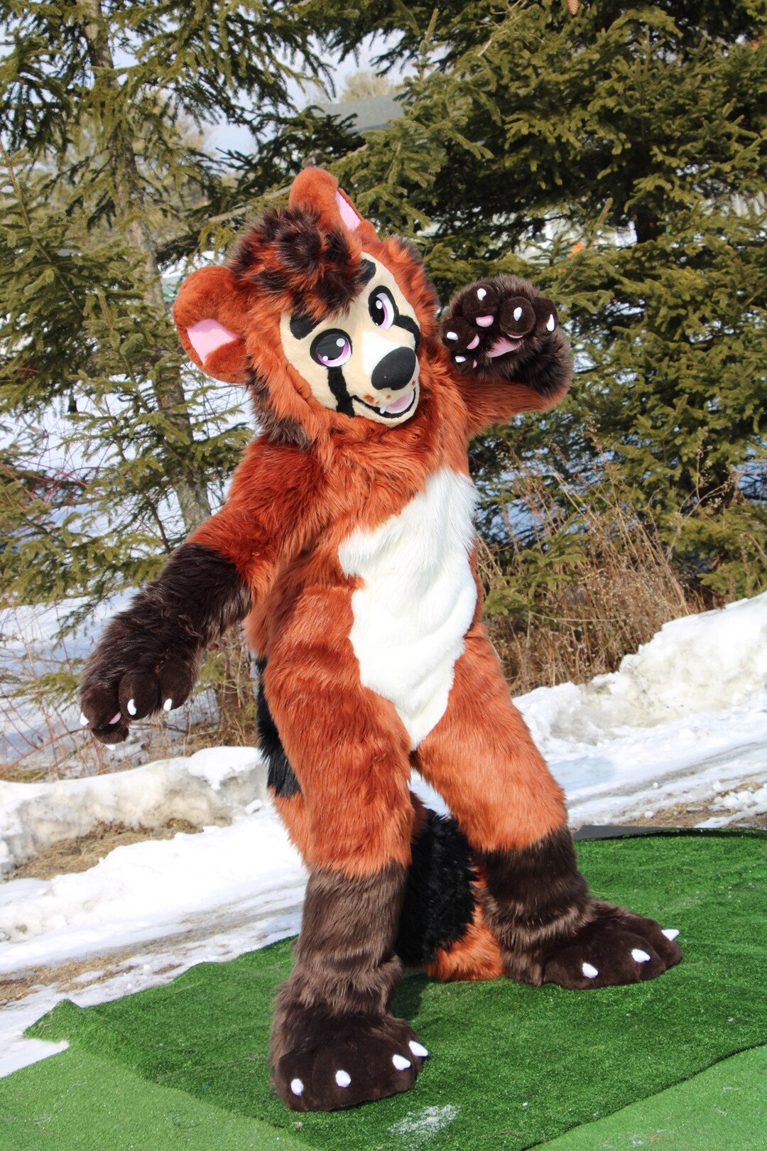 Custom Fit Bodysuit For Fursuit Mascot Costume Plantigrade Or