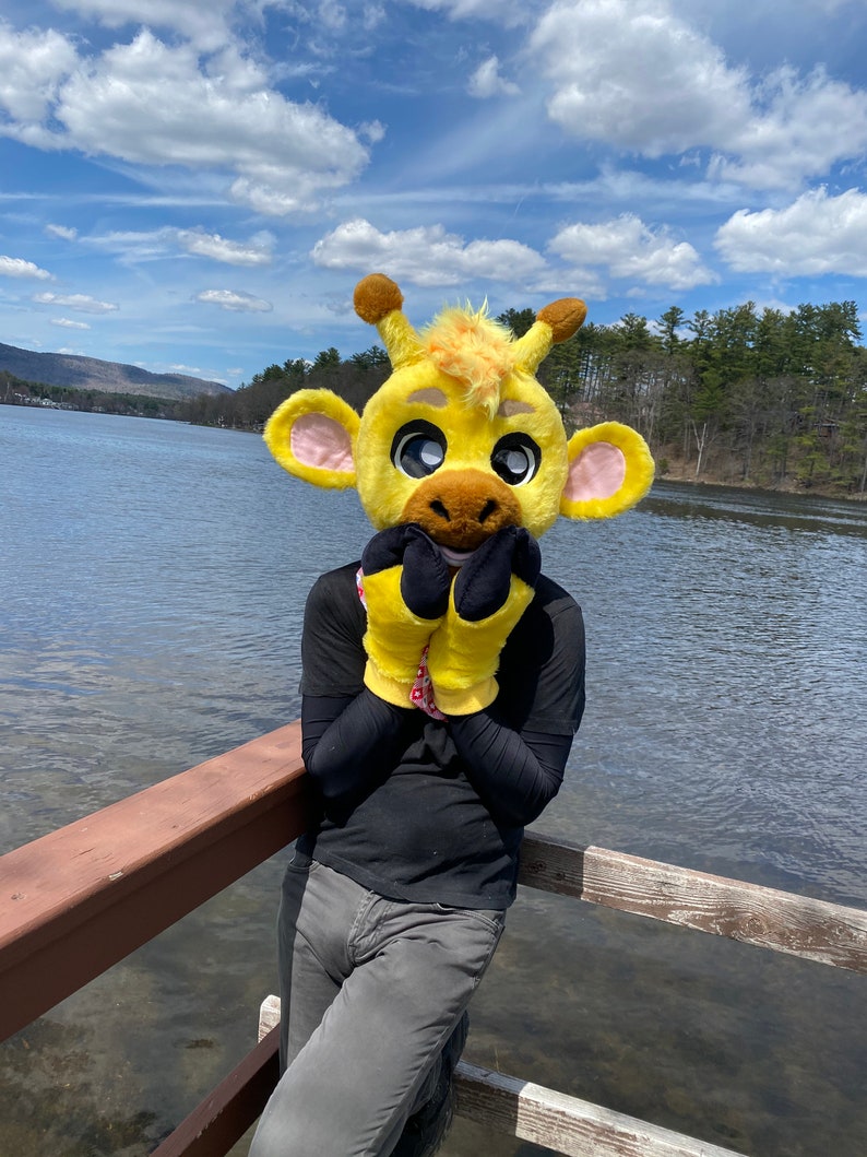 Giraffe Fursuit Costume Mini Partial Mascot Cosplay | Etsy