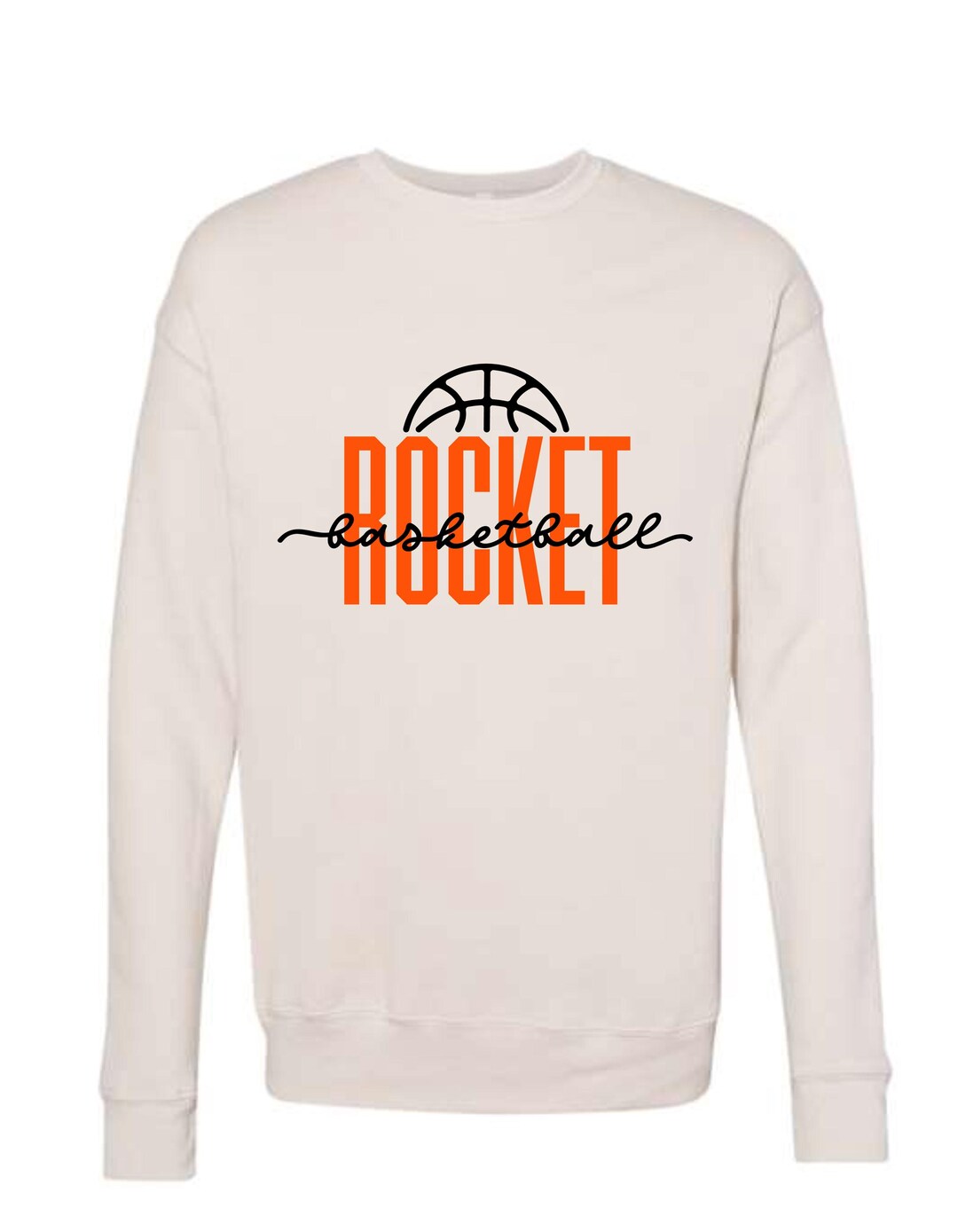 Cursive BASKETBALL School or Team Name Custom Shirt or Sweatshirt Adult ...