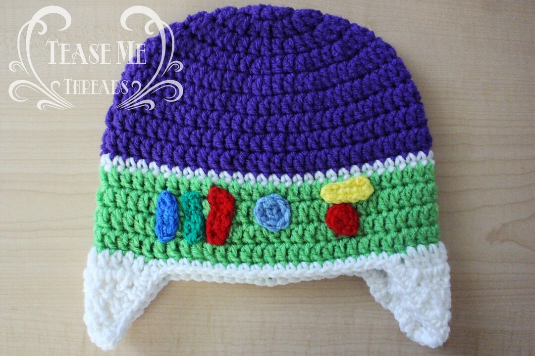 Buzz Light Year Crochet Hat_ Toy Story Hat_ Winter Buzz Lightyear ...