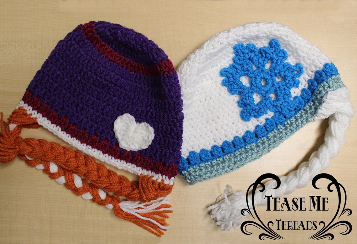 Frozen Anna Crochet Hat_ Disney Princess Anna Beanie - Etsy