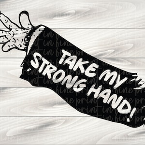 Custom Request // Take My Strong Hand // Funny SVG PNG Scary Movie ...