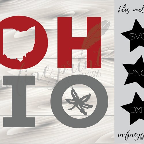 Ohio Svg OH Svg Ohio State Svg Digital Cut File Instant - Etsy