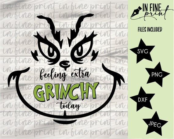 The Grinch // Feeling Kind of Grinchy // Cute Grinch Day Shirt - Etsy