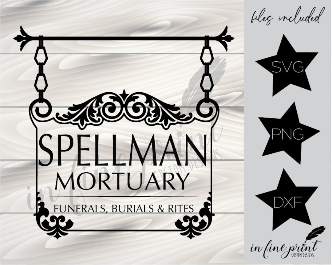 Spellman Mortuary Sign // Funerals, Burials & Rites // Sabrina Spellman ...