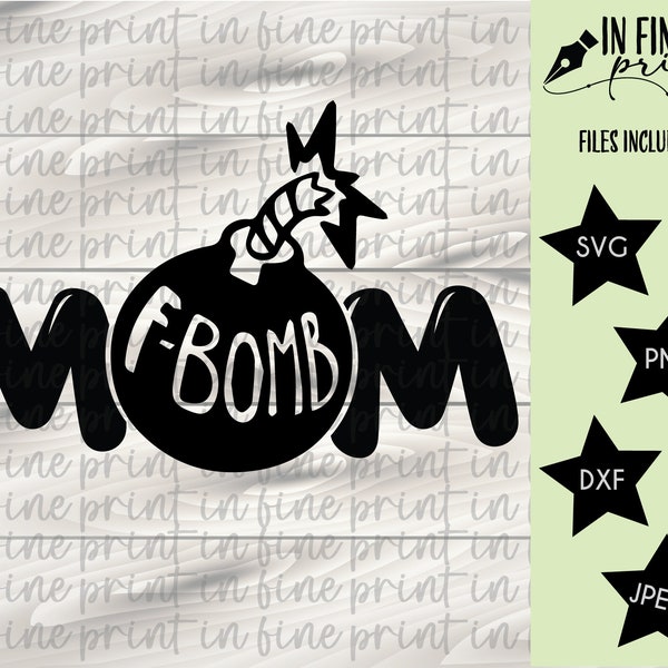 F Bomb Mom Svg - Etsy