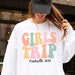 Girls Trip Sweatshirts, Custom Girls Weekend Shirts, Winter Girls Trip ...
