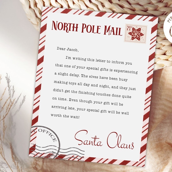 Note From Santa - Etsy