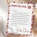 Delayed Christmas Gift Printable, Kids Delayed Gift Note From Santa ...