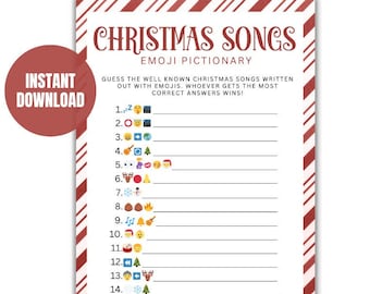 Emoji Christmas Songs - Etsy