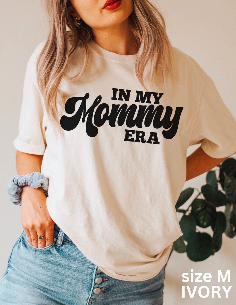Gift for Mom, Funny Mom Shirt, in My Mommy Era, Comfort Colors Concert ...