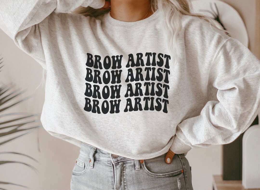 Brow Artist Sweatshirt, Microblader Sweatshirt, Microblading Tech Tee ...
