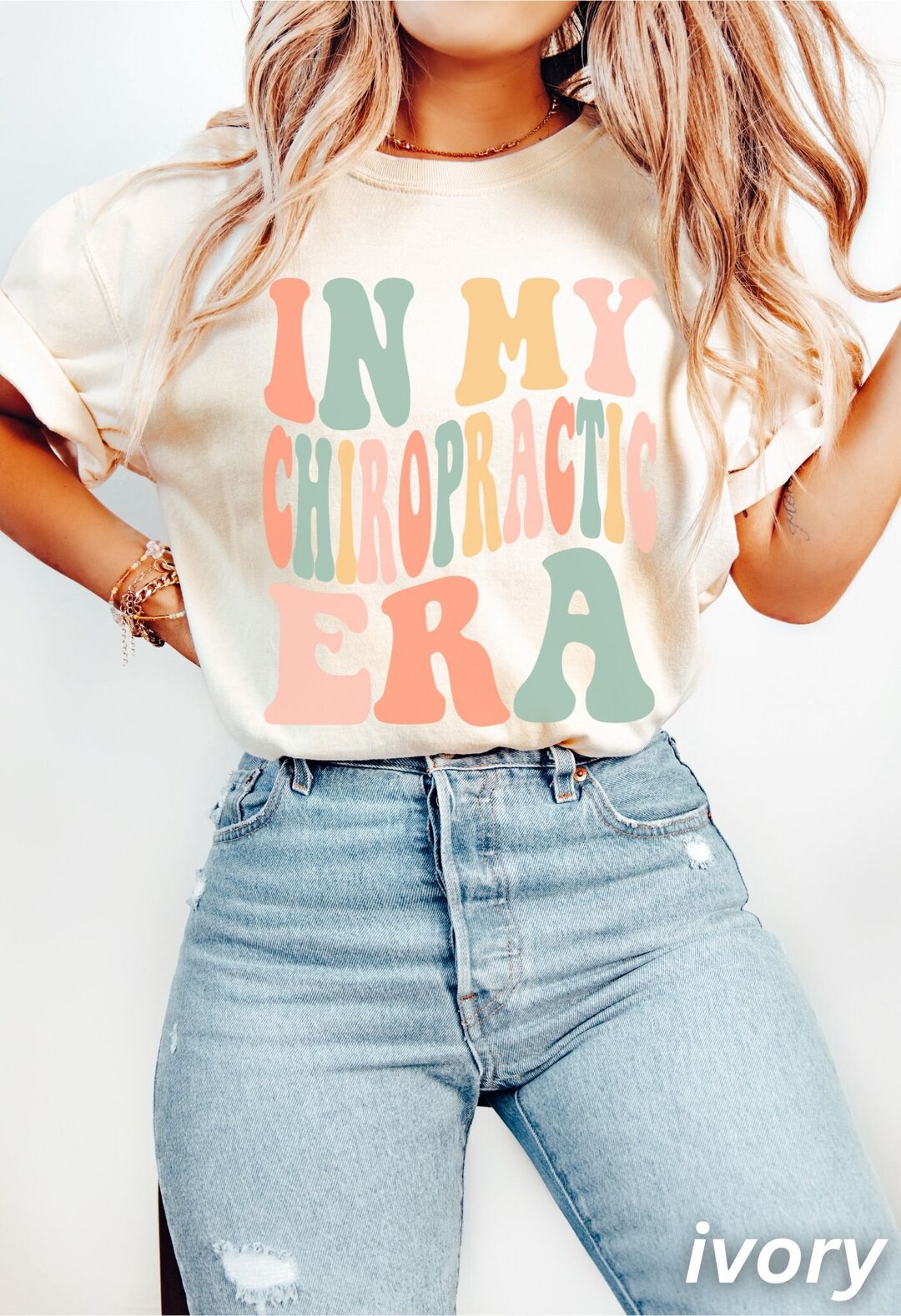 Chiropractor Gift, in My Chiropractic Era, Womens Chiropractic Shirt ...