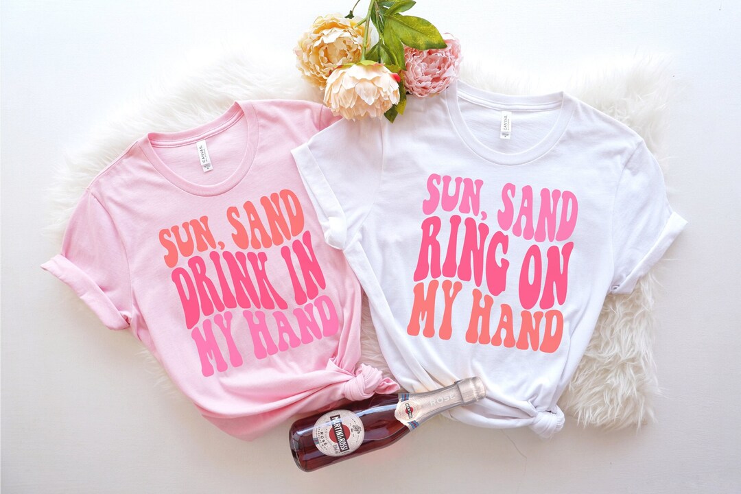 Beach Bachelorette Shirts, Bachelorette Party Favors Beach, Destination ...