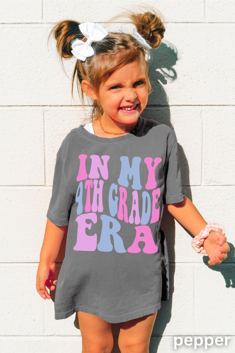 In My Fourth Grade Era, Cute 4th Grader Shirt, Back to School ...