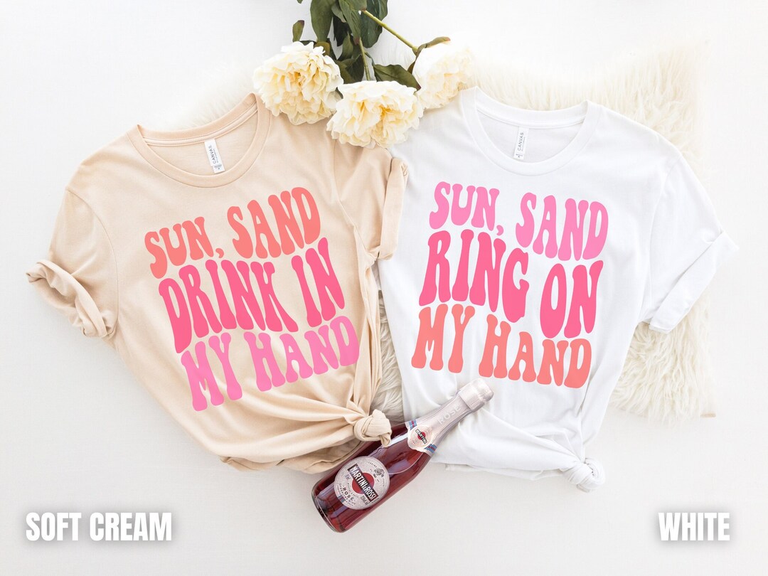 Beach Bachelorette Shirts, Bachelorette Party Favors Beach, Destination ...