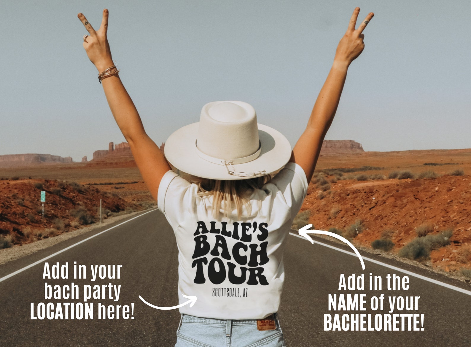 CUSTOM Bach Tour Shirts, Personalized Bachelorette Shirts, Retro Rock N ...