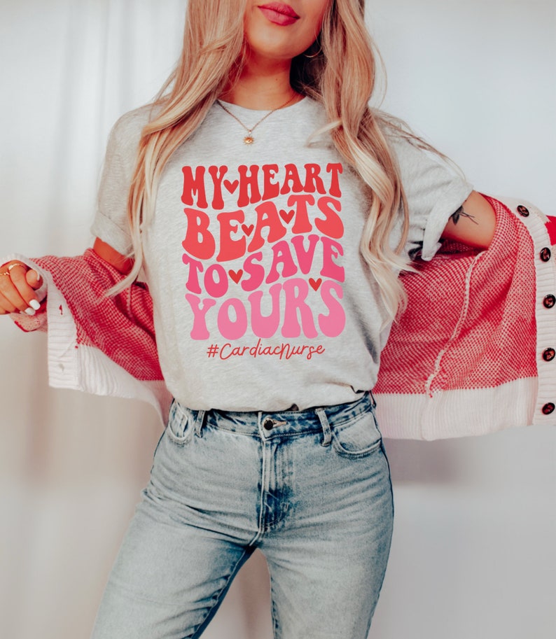 Valentines Cardiology Shirt, CICU Cardiac Intensive Care, My Heart ...