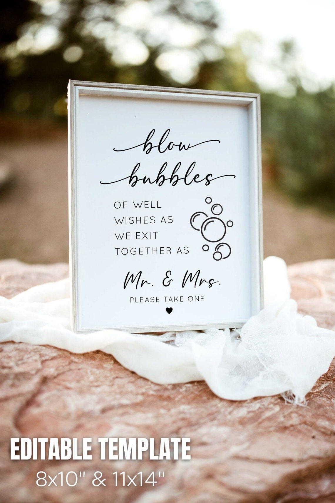 Wedding Send off Sign Bubble Send off Wedding Sign Newlywed - Etsy