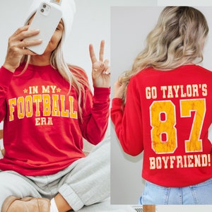 Cute Football Shirt, Taylors Boyfriend Tee, Vintage Football Shirt ...