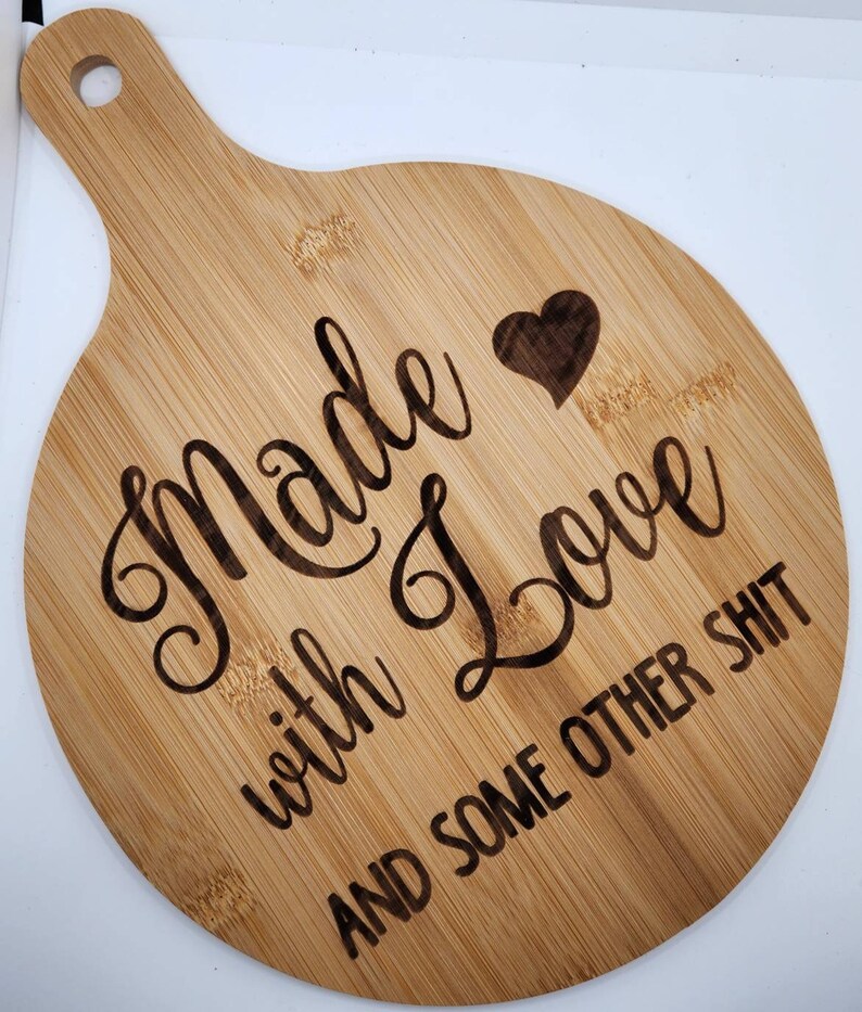 Personalized Laser Engraved Cutting Board - Any Name, Logo, or Design ...