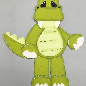 Wild Animal Handmade Paper Piecing Set of 7 for Zoo Scrapbook Pages or ...