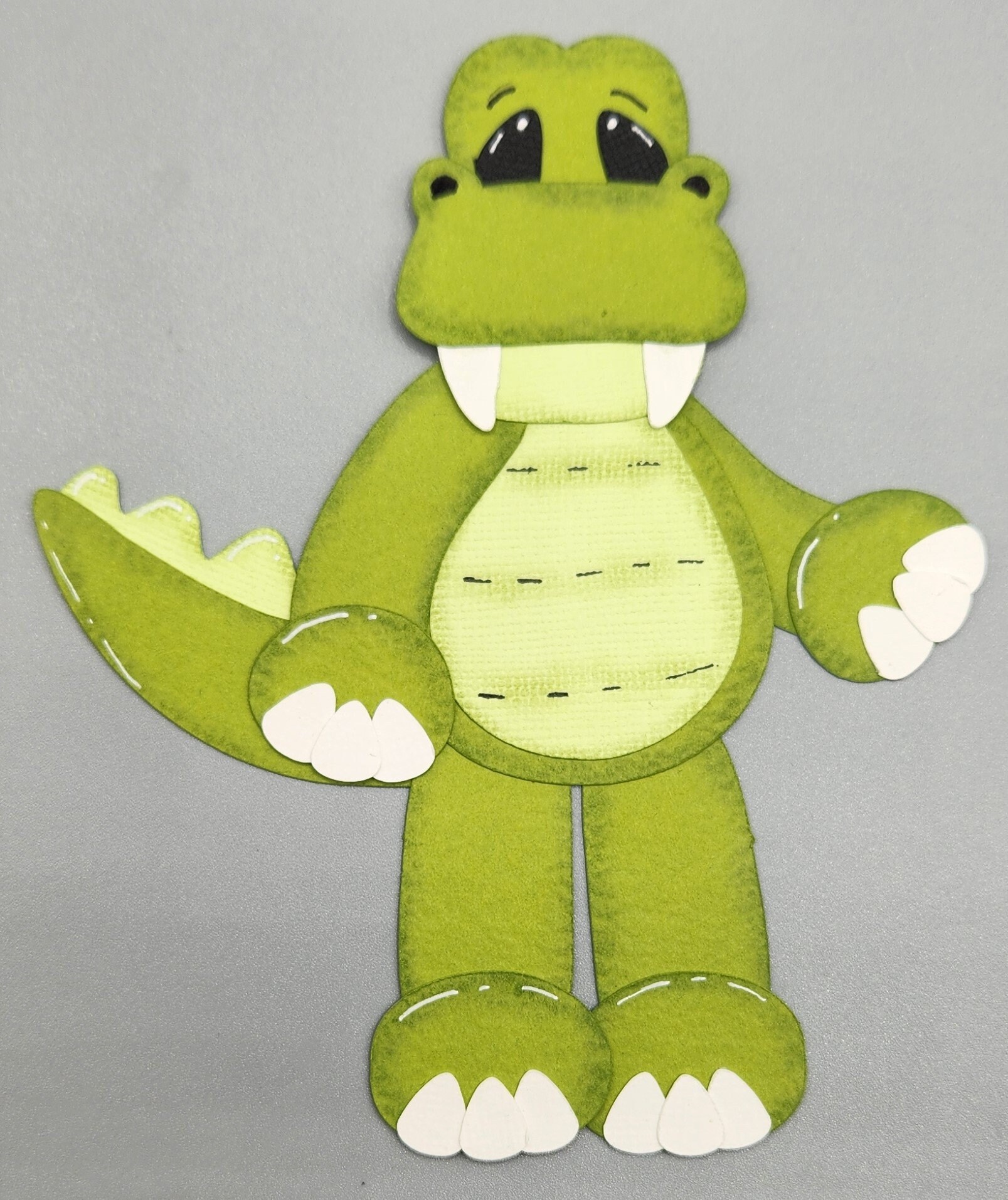 Wild Animal Handmade Paper Piecing Set of 7 for Zoo Scrapbook Pages or ...