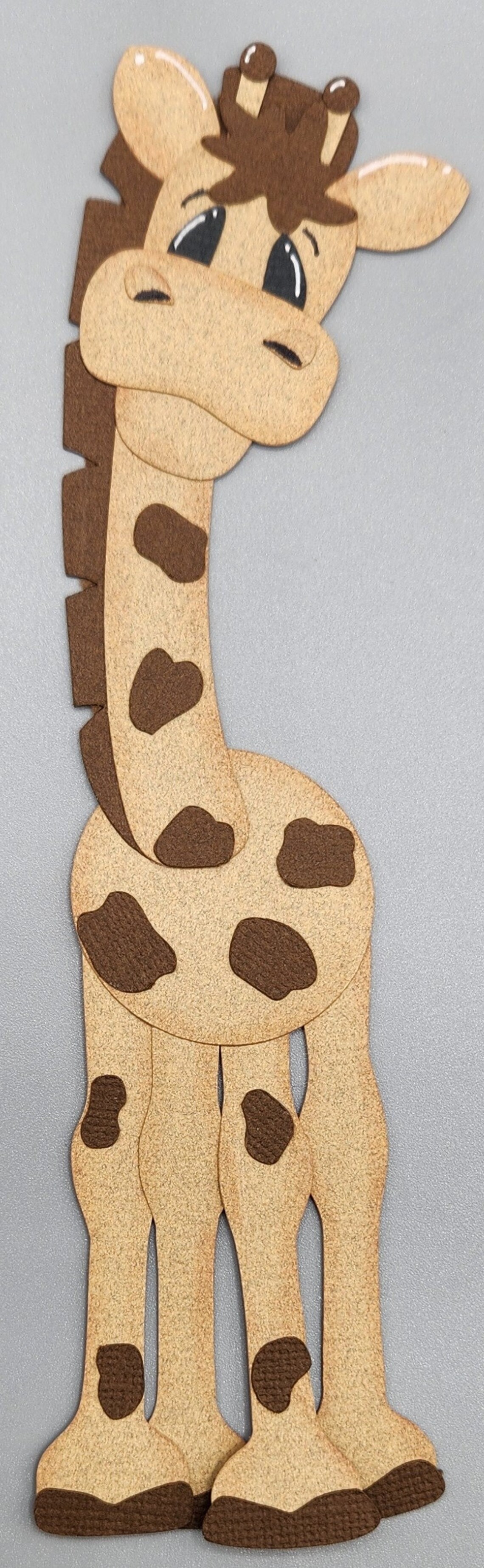 Wild Animal Handmade Paper Piecing Set of 7 for Zoo Scrapbook Pages or ...