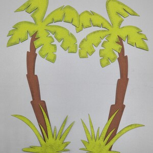 Wild Animal Handmade Paper Piecing Set of 7 for Zoo Scrapbook Pages or ...