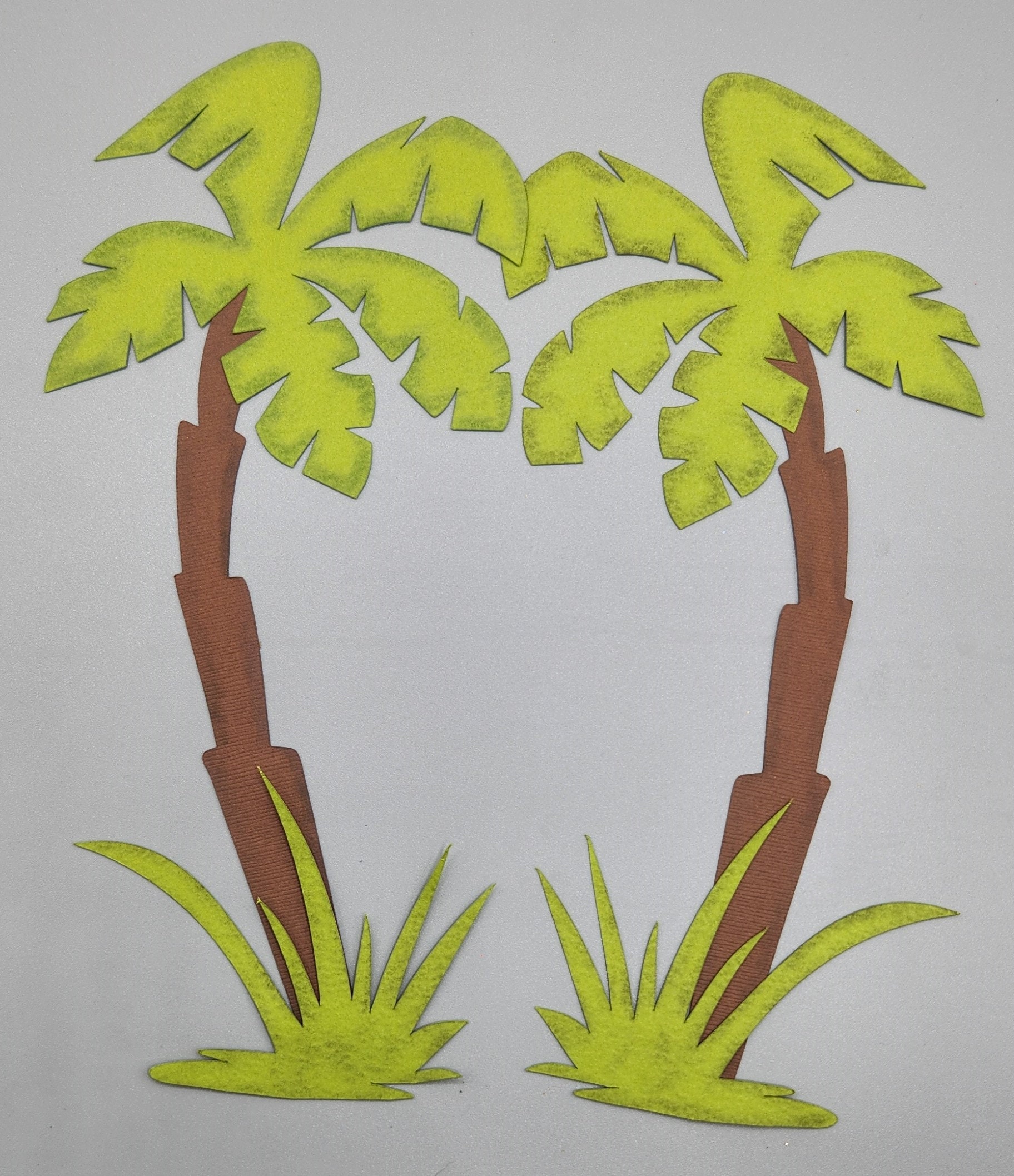 Wild Animal Handmade Paper Piecing Set of 7 for Zoo Scrapbook Pages or ...