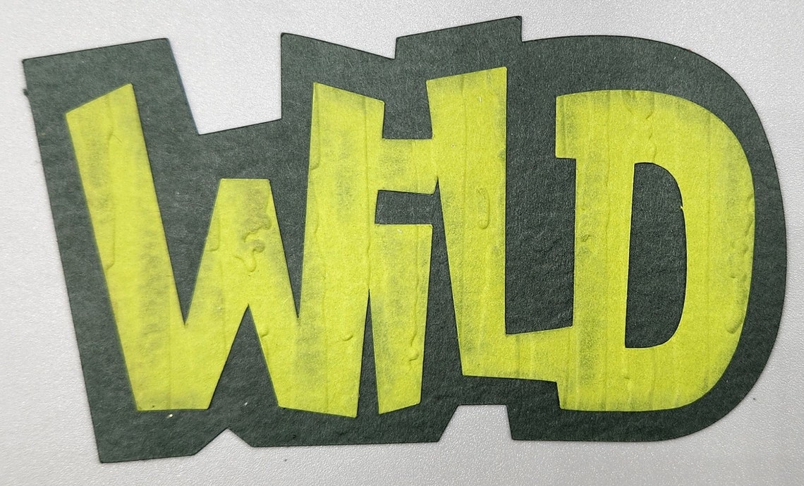 Wild Animal Handmade Paper Piecing Set of 7 for Zoo Scrapbook Pages or ...