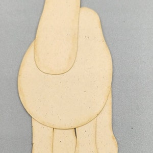 Wild Animal Handmade Paper Piecing Set of 7 for Zoo Scrapbook Pages or ...