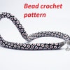 Tiger Pattern Bead Crochet Pattern for Beading Necklace Pattern Animal ...