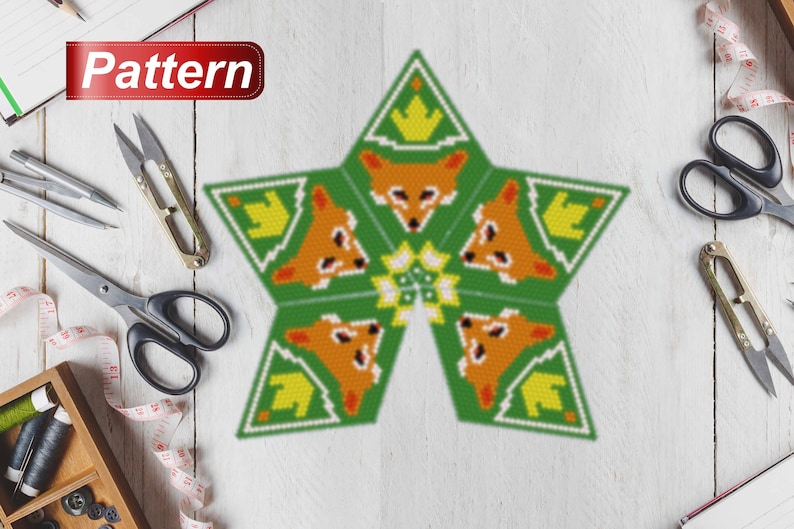 3d Animal Patterns Beaded Peyote Stars 3d Bead Patterns Beaded - Etsy