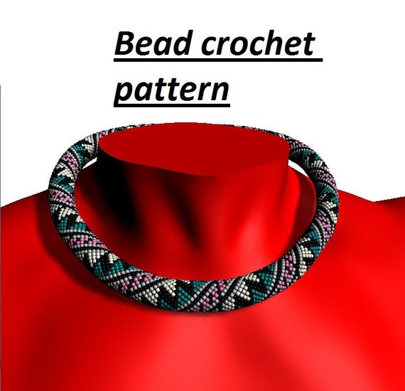 Bead Crochet Pattern Beading Tutorials and Patterns Pdf Make | Etsy