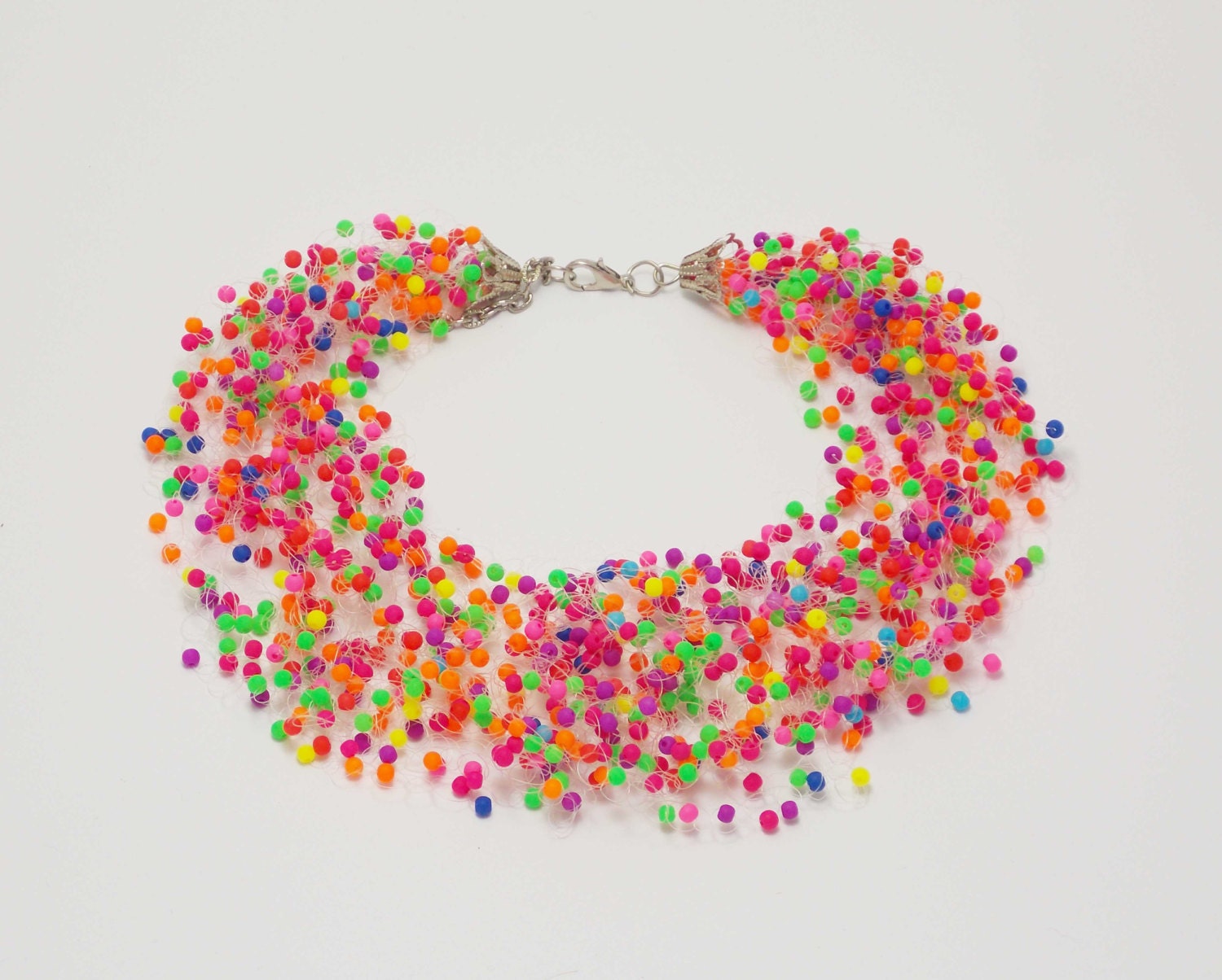 Neon Jewelry Neon Necklace Hawaii Jewelry Colorful Necklace Fun ...